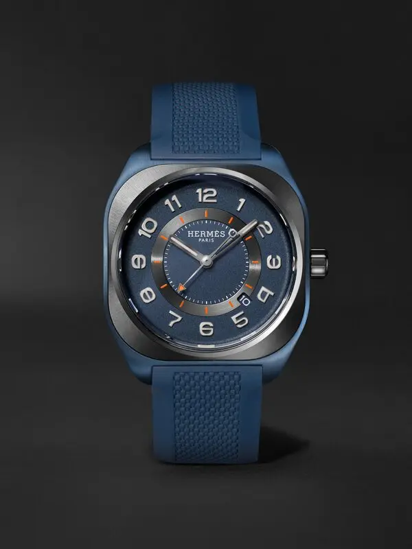 Hermès H08 Automatic 42mm Watch - Blue