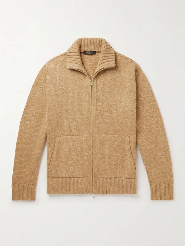 Loro Piana Cashmere Zip-up Sweater