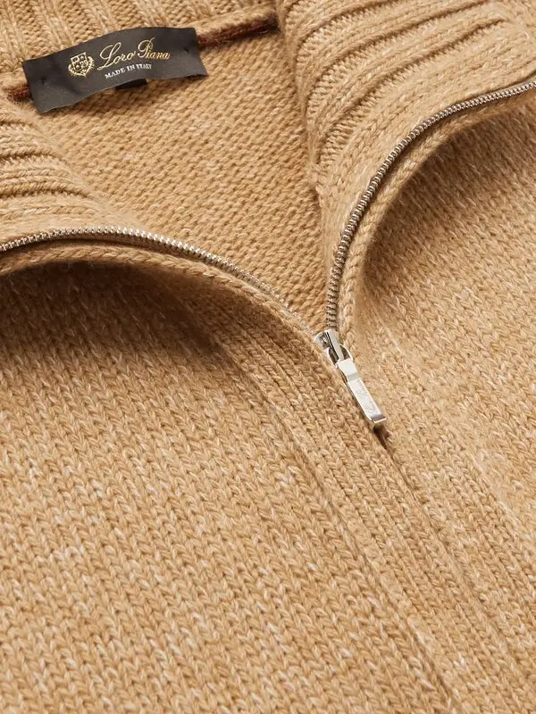 Loro Piana Cashmere Zip-up Sweater
