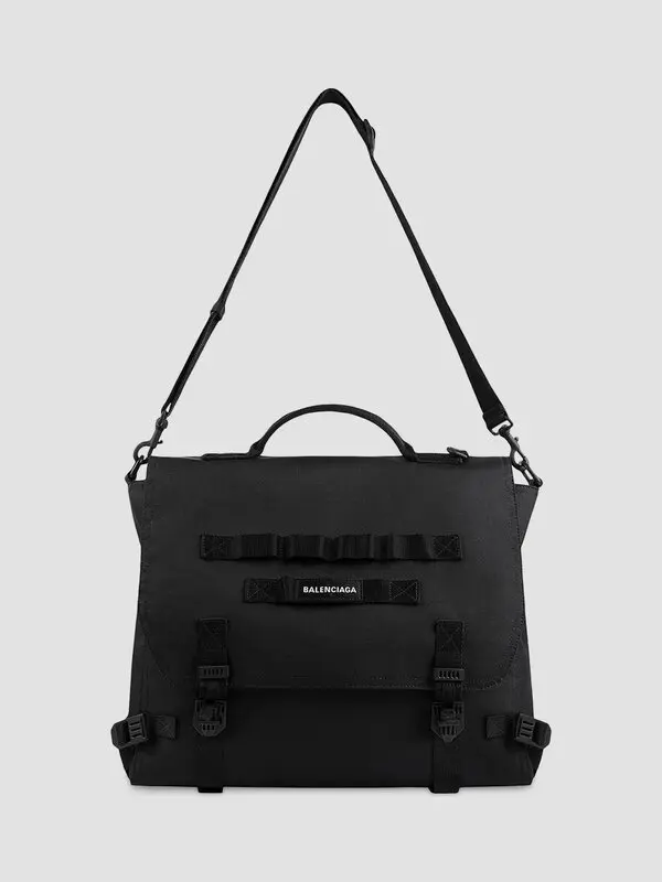 Balenciaga Army Messenger Bag - Black