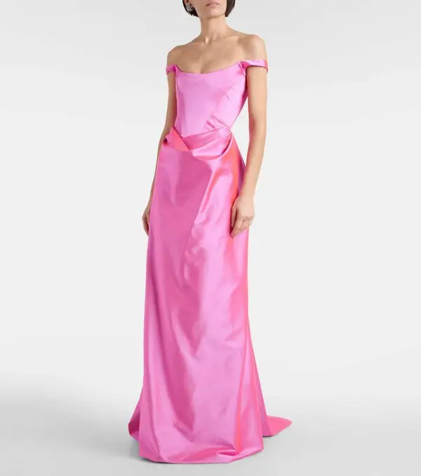 VIVIENNE WESTWOOD Camille Satin Gown - Pink