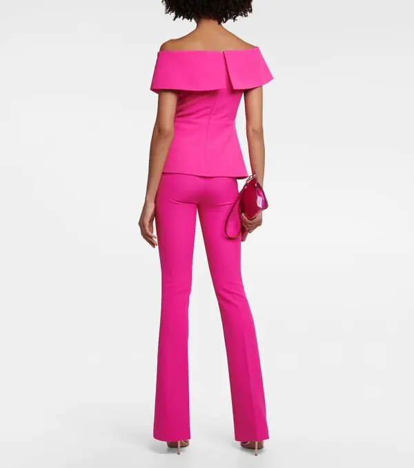 Safiyaa Eimear Off-shoulder Top - Pink