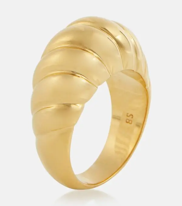 SOPHIE BUHAI Shell Medium 18kt -plated Sterling Silver Ring