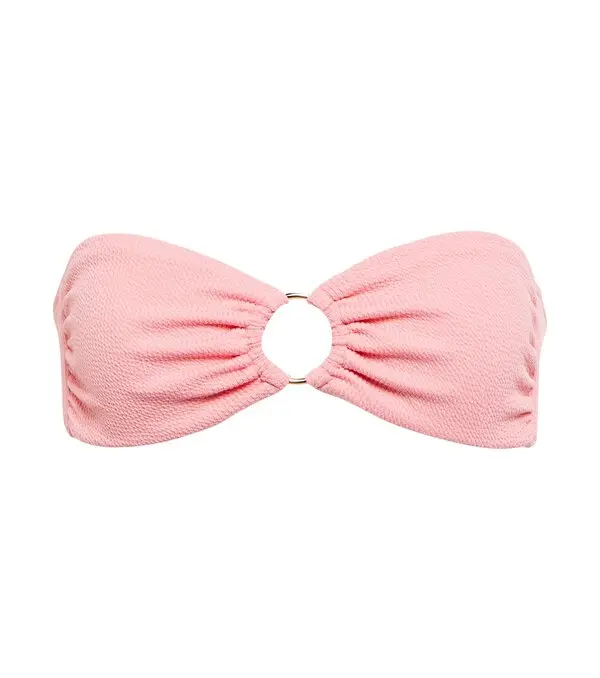 Melissa Odabash Tortola Bandeau Bikini Top - Pink
