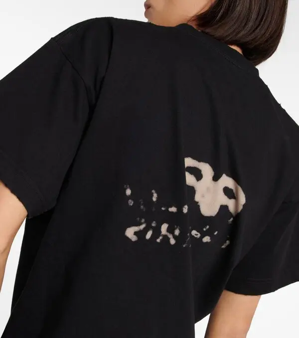 Balenciaga Oversized Logo T-Shirt - Black | Editorialist