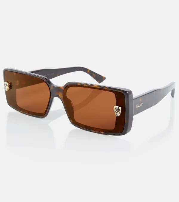 Cartier Panthère De Rectangular Sunglasses