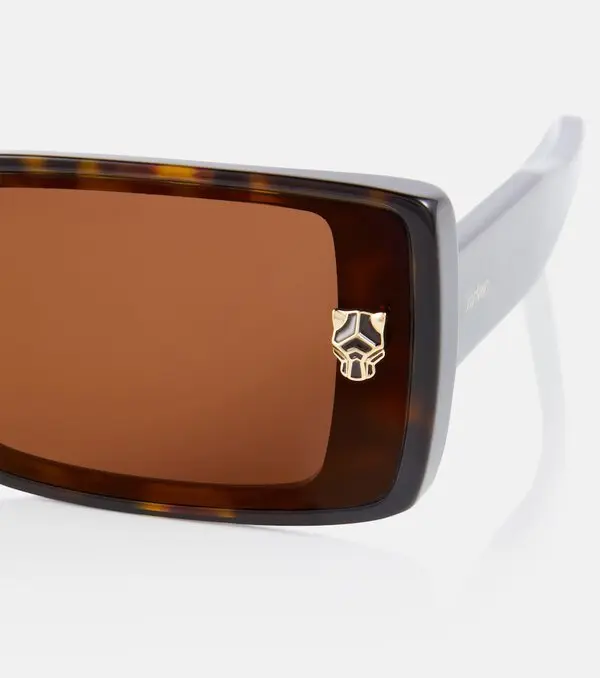 Cartier Panthère De Rectangular Sunglasses
