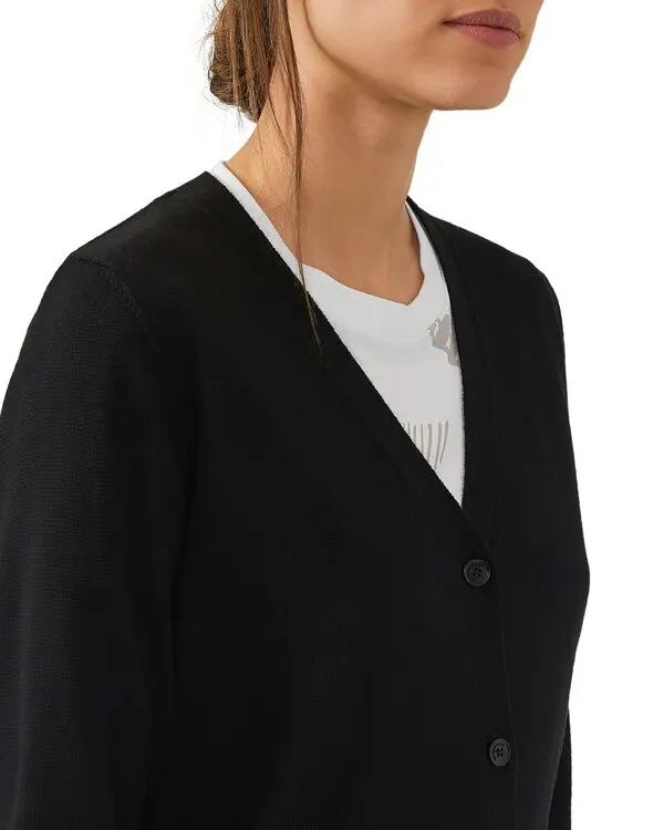 Emporio Armani Merino Wool V-neck Cardigan