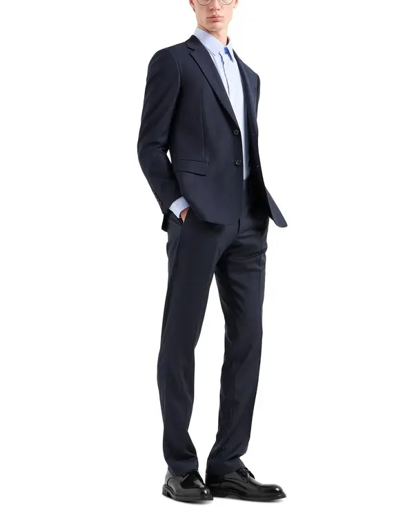 Emporio Armani Essential G Line Regular Fit Suit Jacket - Navy