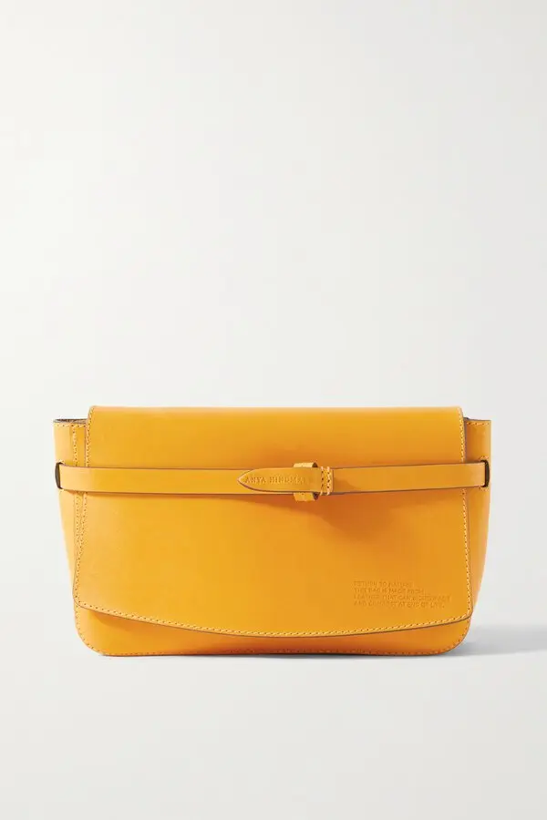 ANYA HINDMARCH Net Sustain Return To Nature Leather Clutch
