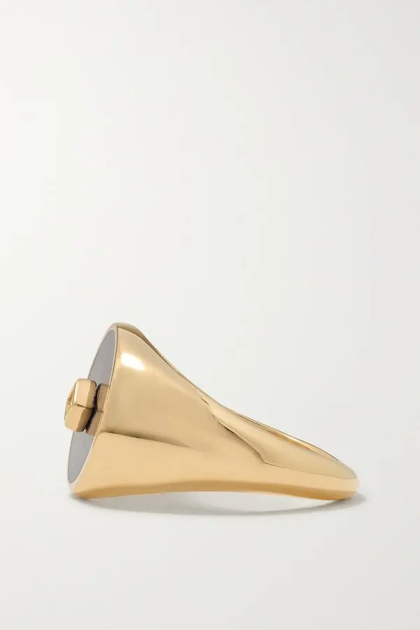 L’ATELIER NAWBAR Radiate Eternity Signet Ring