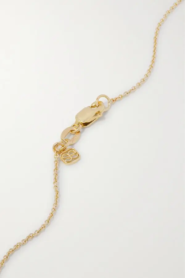 SYDNEY EVAN Starburst Horseshoe Diamond Necklace