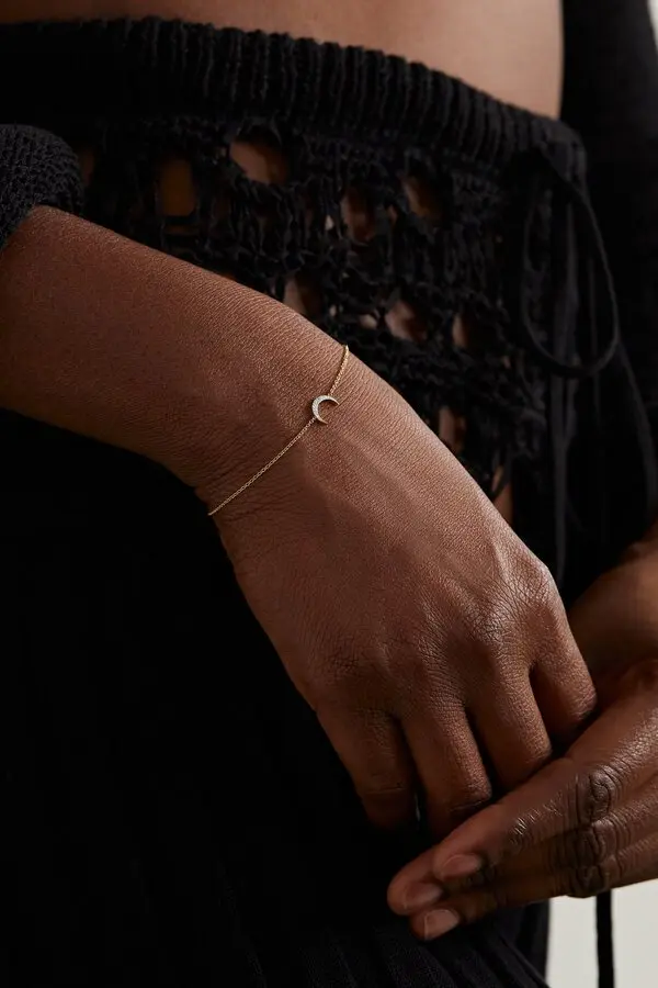 JENNIFER MEYER Mini Carson 18-karat Diamond Bracelet
