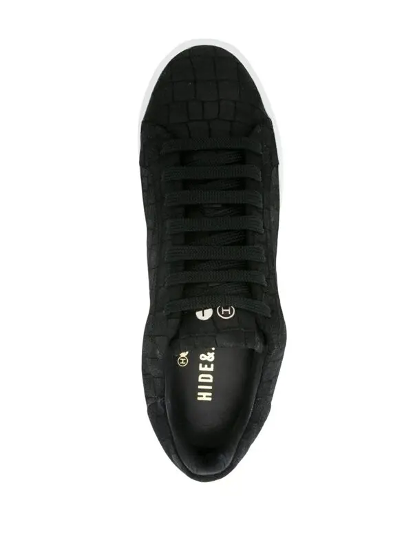 HIDE&JACK Essence Suede Sneakers - Black