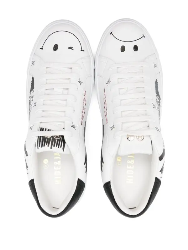 HIDE&JACK Essence Sketch Sneakers - White