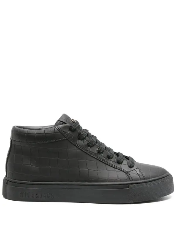 HIDE&JACK Essence Croco Sneakers - Black
