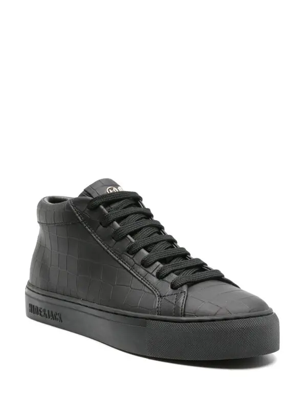 HIDE&JACK Essence Croco Sneakers - Black