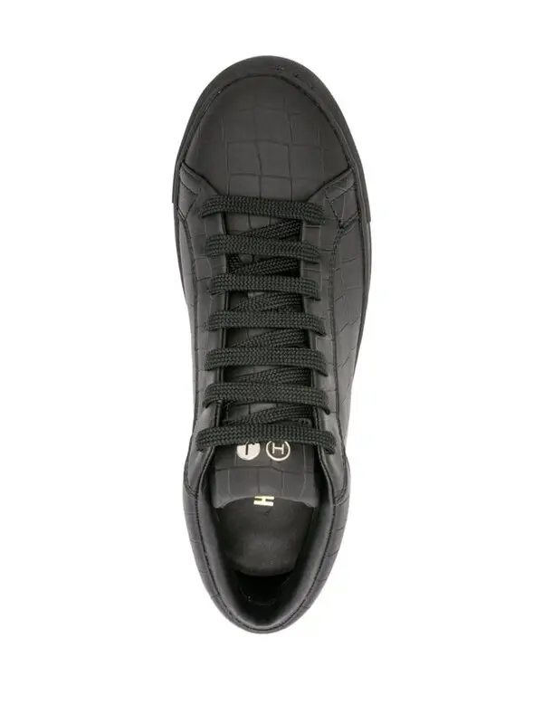 HIDE&JACK Essence Croco Sneakers - Black