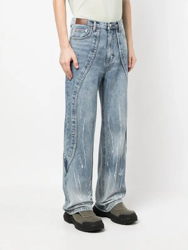 Andersson Bell Matthew Curved Jeans In Blue - 70% Off | Editorialist