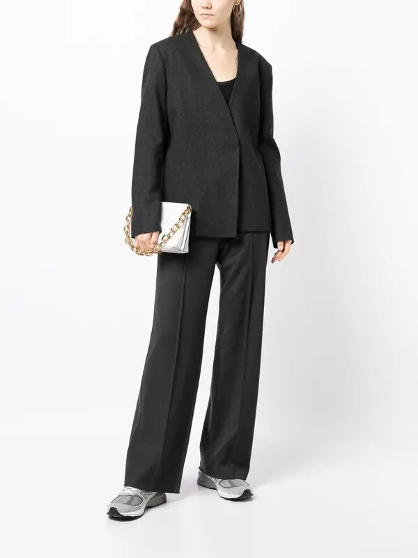 Goen.j Twill Straight-leg Trousers - Grey
