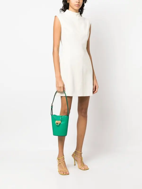 FERRAGAMO Trifolio Bucket Bag - Green