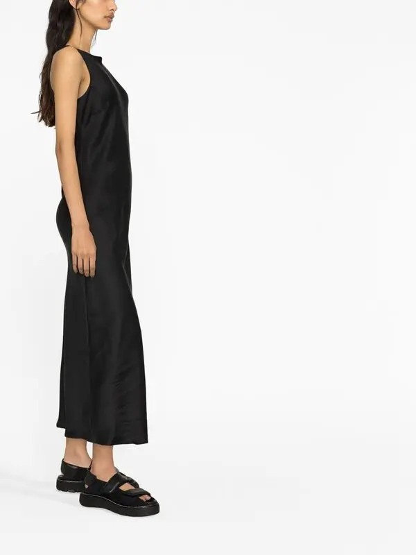 asceno valencia silk satin slip dress Asceno Valencia Dress Burgundy Silk Twill