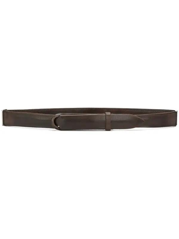 ORTIGNI Hook Thin Belt - Brown