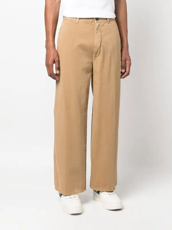 Incotex High-waist Wide-leg Trousers