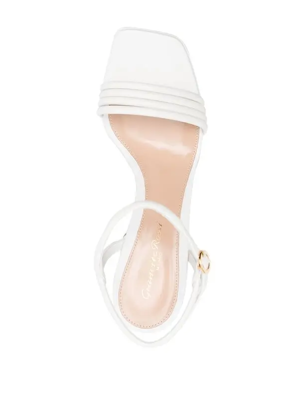 GIANVITO ROSSI Lena 70mm Platform Sandals - White