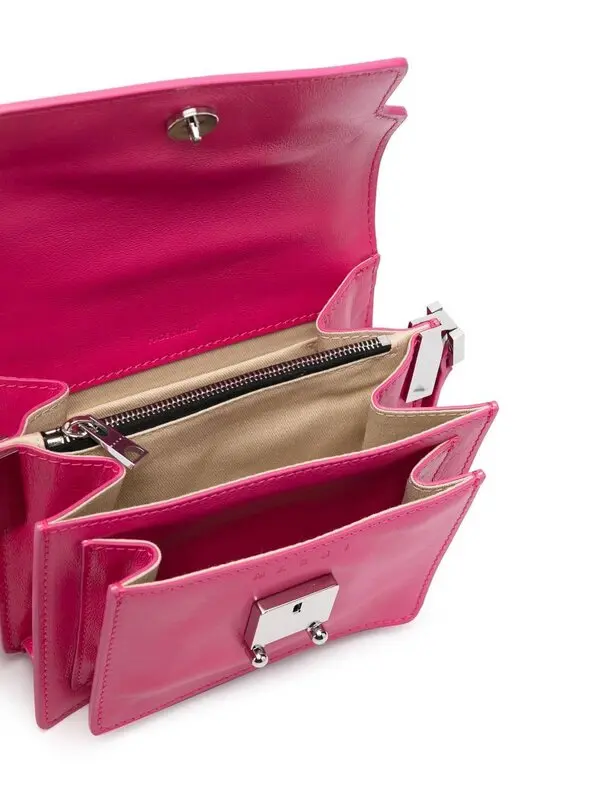 Marni Trunk Leather Shoulder Bag