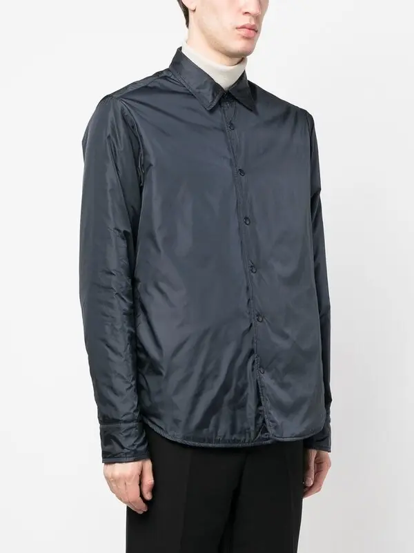 Aspesi Long-slevees Padded Overshirt - Blue