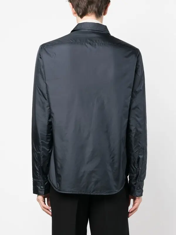 Aspesi Long-slevees Padded Overshirt - Blue