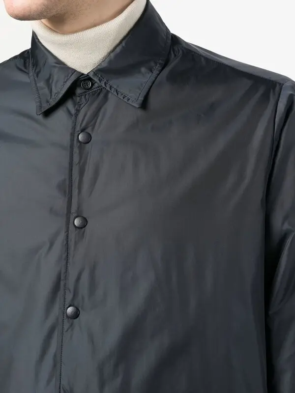 Aspesi Long-slevees Padded Overshirt - Blue