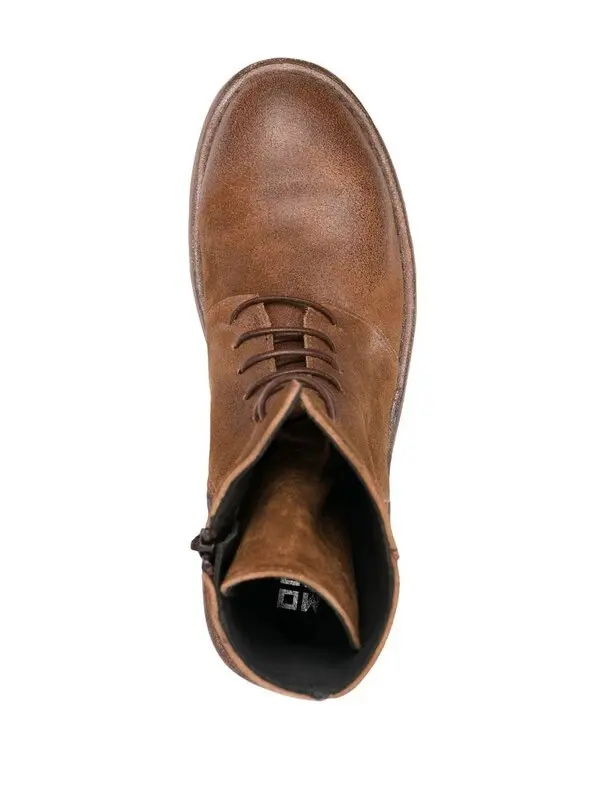 Moma Polacco Leather Boots - Brown