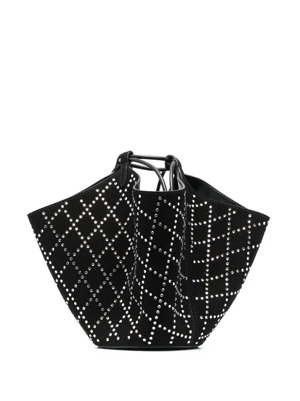 Khaite Mini Lotus Crystal-embellished Tote Bag