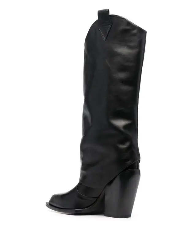 HARDOT Pointed-toe Western Boots