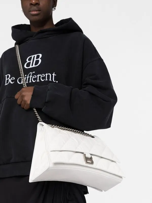 Balenciaga Crush Quilted Shoulder Bag