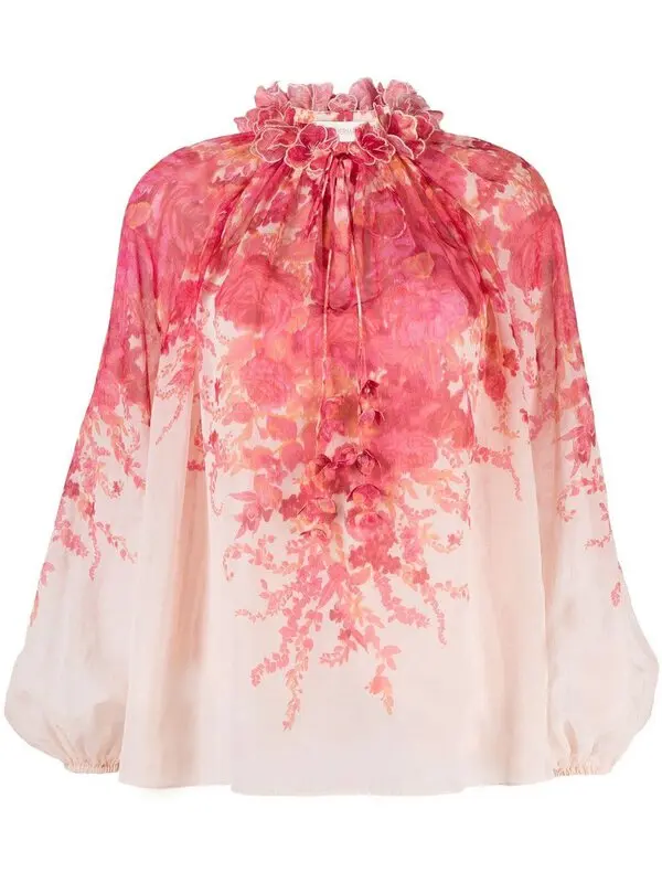 Zimmermann High Tide Billow Blouse
