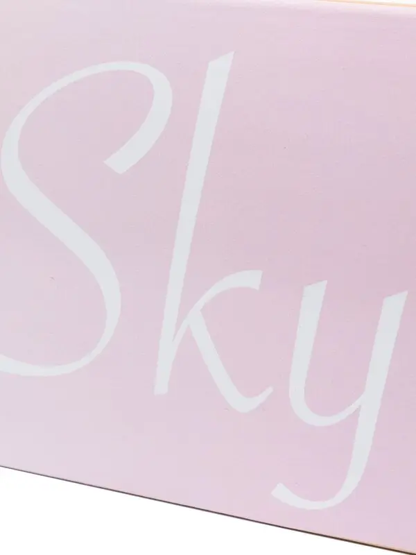 BLUE SKY INN Logo-print Skate Deck