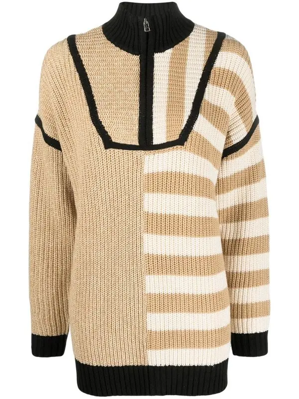 Staud Hampton Sahara Striped Jumper