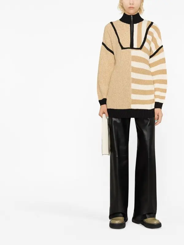 Staud Hampton Sahara Striped Jumper