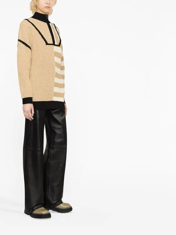 Staud Hampton Sahara Striped Jumper