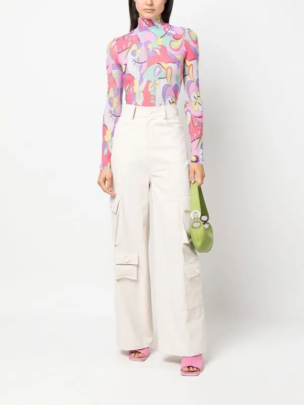 Collina Strada Graphic-print Long-sleeve Top