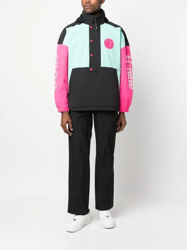 LI-NING Logo Print Hooded Jacket