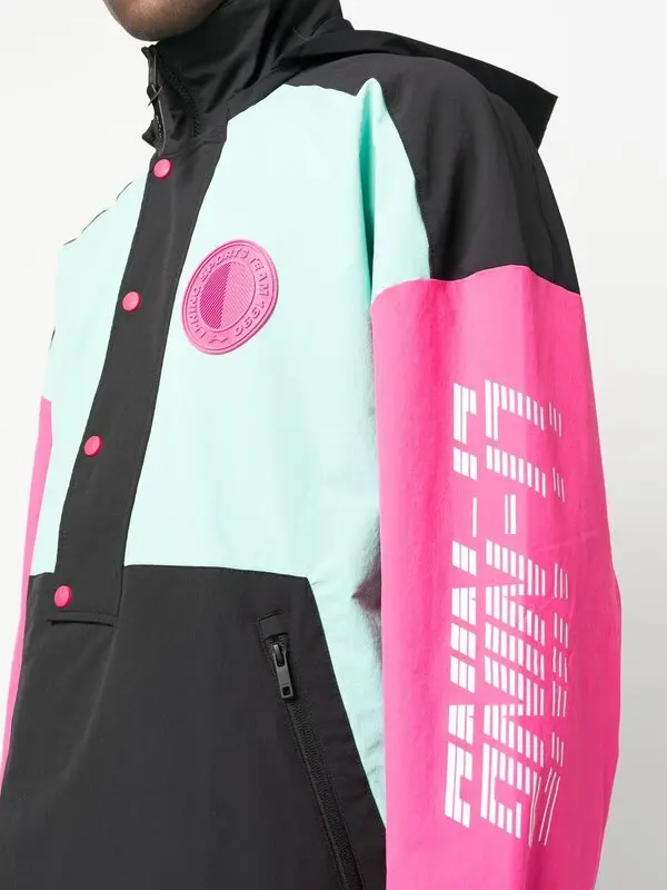 LI-NING Logo Print Hooded Jacket