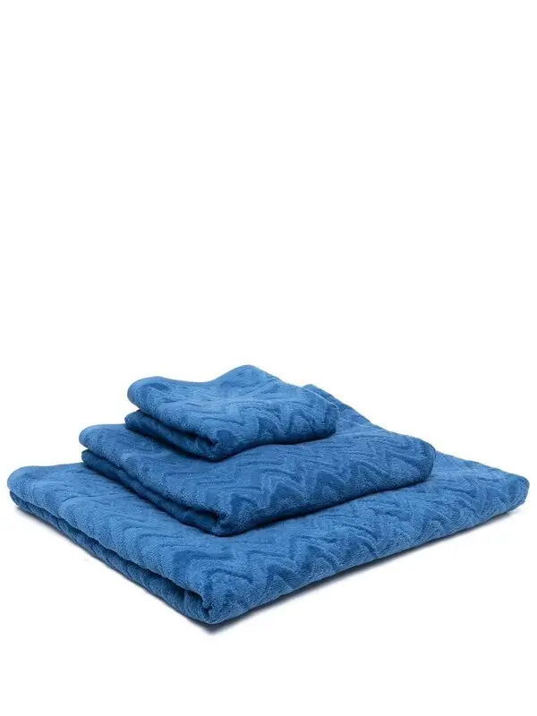 Missoni Zigzag Towel Set - Blue