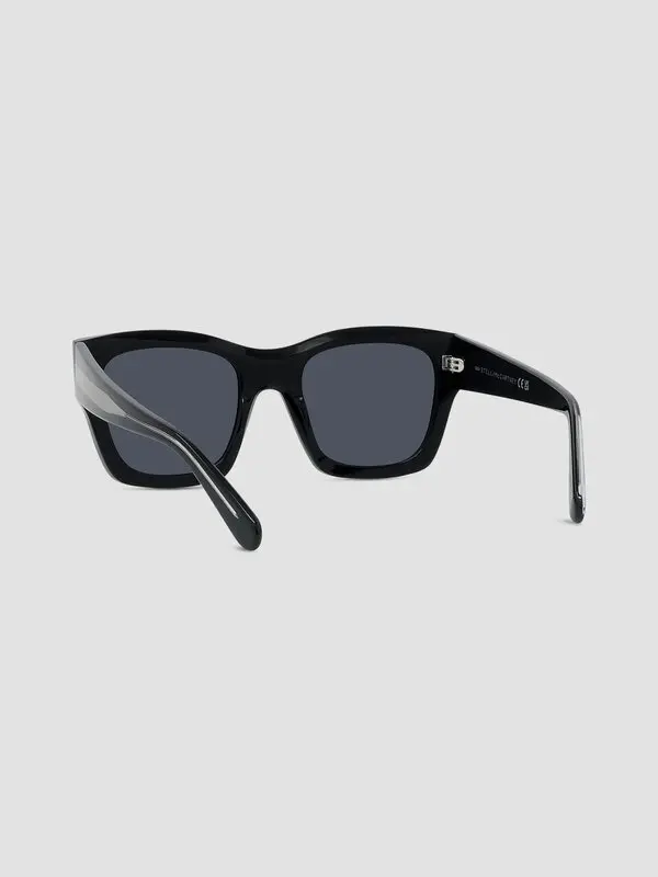 Stella McCartney 54mm Square Sunglasses - Black