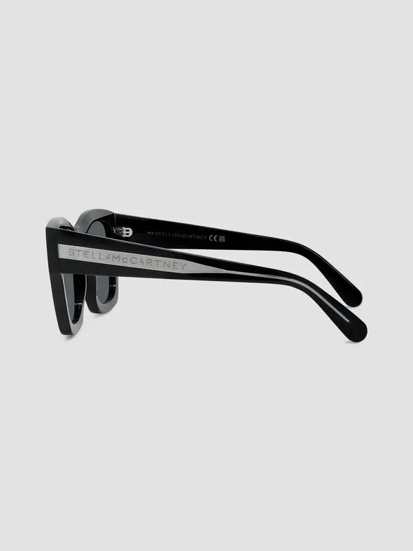 Stella McCartney 54mm Square Sunglasses - Black