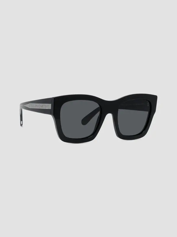 Stella McCartney 54mm Square Sunglasses - Black