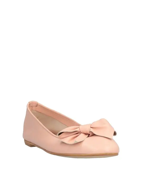 POLLINI Ballet Flats In Leather - Blush